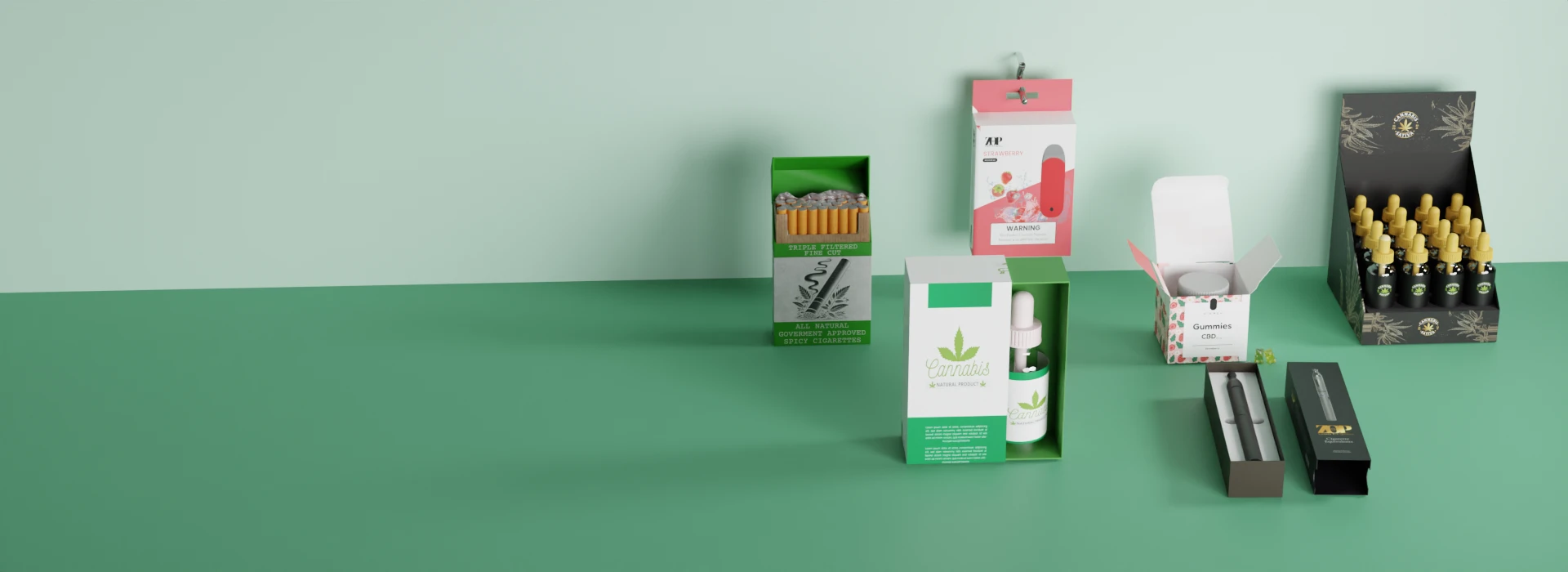 Custom Printed CBD Packaging Boxes At Affordable Prices